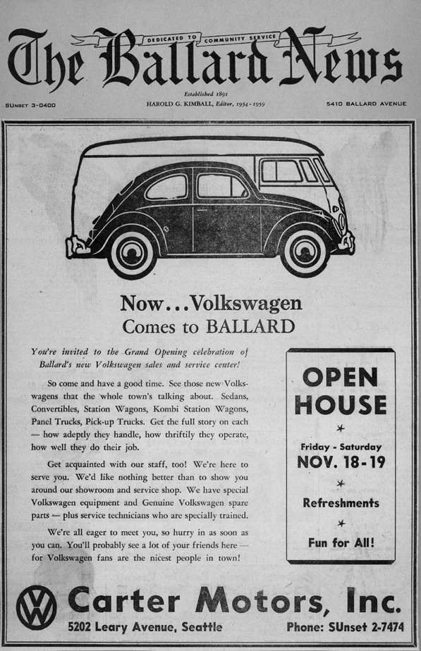 Carter Volkswagen celebrates 50 years in Ballard | Westside Seattle